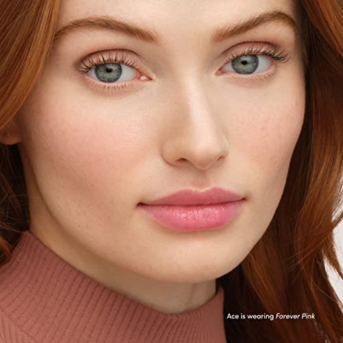 jane iredale Just Kissed Lip and Cheek Stain, Forever Pink, 0.1 Ounce