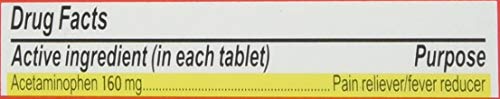 Tylenol Children's Chewables with 160 mg Acetaminophen, Pain Reliever & Fever Reducer for Kids' Cold + Flu Symptoms, Headache, Sore Throat & Toothache, Aspirin-Free, Bubble Gum, 24 ct