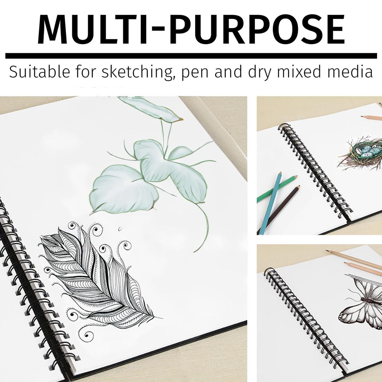 Pro Art Premium Sketch Book 4"x6" 80 Sheets, 70#, Wire, Sketch Book, Sketchbook, Drawing Pad, Pad, Drawing Paper, Art Book, Paper, Sketchbook for