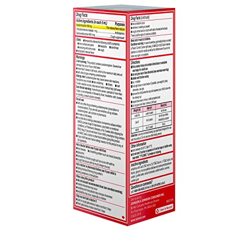 Tylenol Children's Cold + Cough + Runny Nose Oral Suspension, Grape, 4 Fl. Oz
