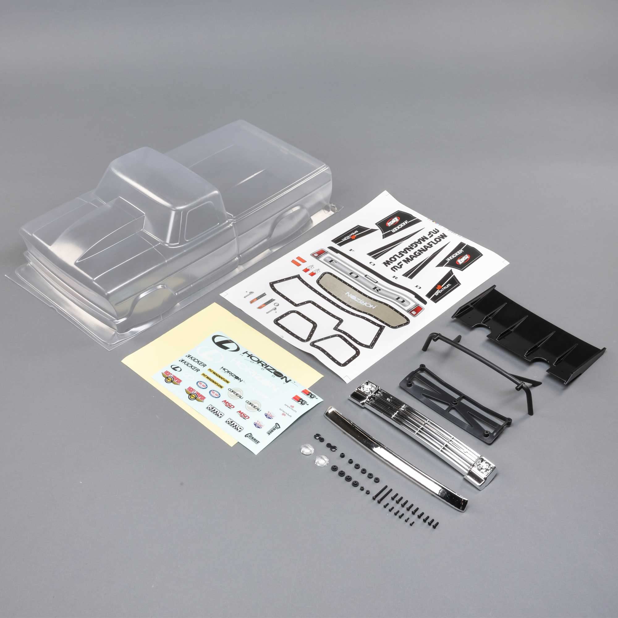 Losi 68 F100 Body Set Clear 22S Drag LOS230087 Car/Truck Bodies Wings & Decals