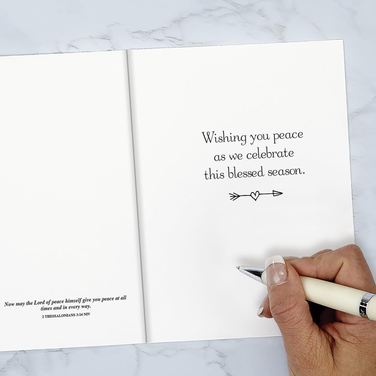 Current Peace Dove Christmas Greeting Cards Set © Mary Engelbreit - Set of 18 Large 5 x 7-Inch Folded Cards, Themed Religious Holiday Card Value Pack, Envelopes Included