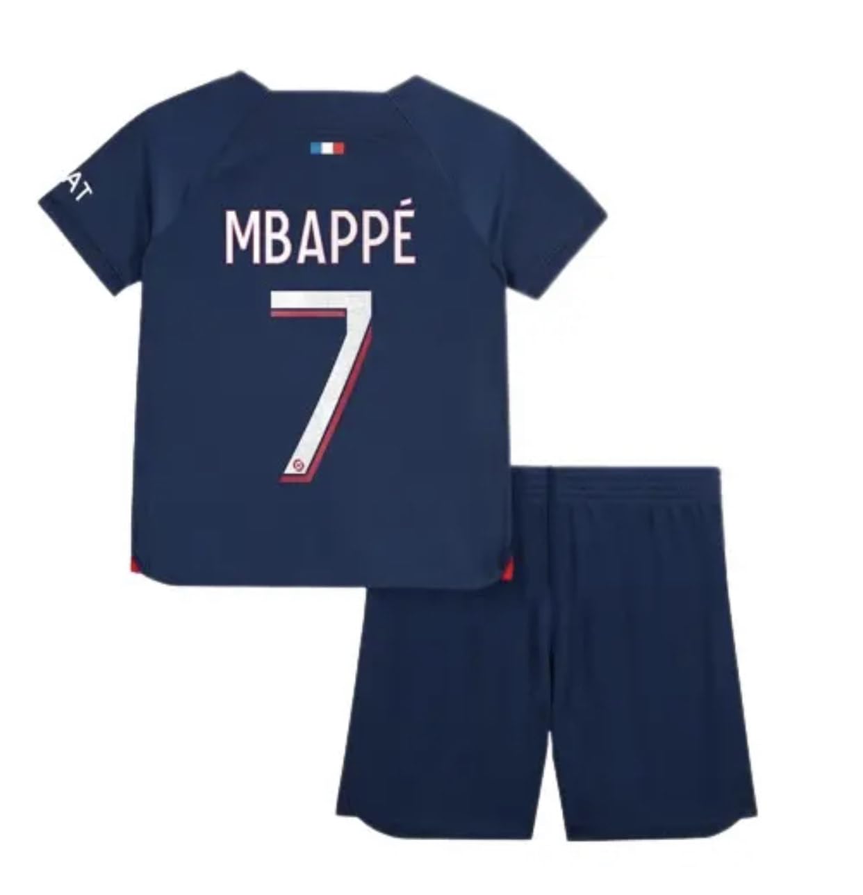KickOffKits - #7 Mbappe PSG Soccer Jersey Adult Uniform - Sports Team, Jersey/Shorts/Socks/Gift for Women and Men (US, Alpha, Medium, Regular, Regular)