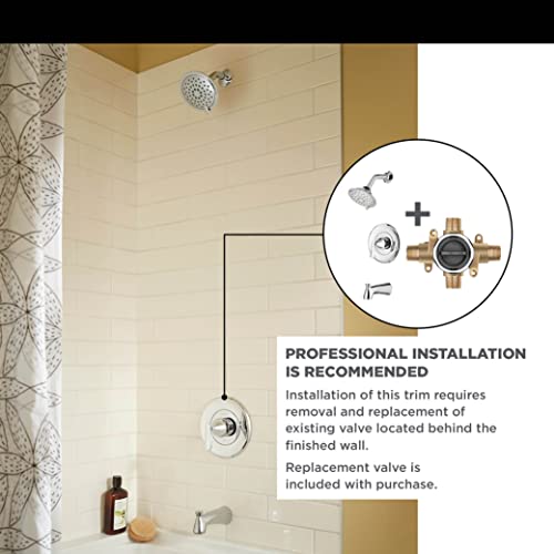 American Standard 7413508.295 Chatfield Tub/Shower Trim Kit, Brushed Nickel