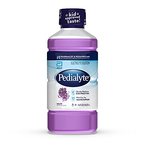 Pedialyte Electrolyte Solution, Grape, Hydration Drink, 1 Liter
