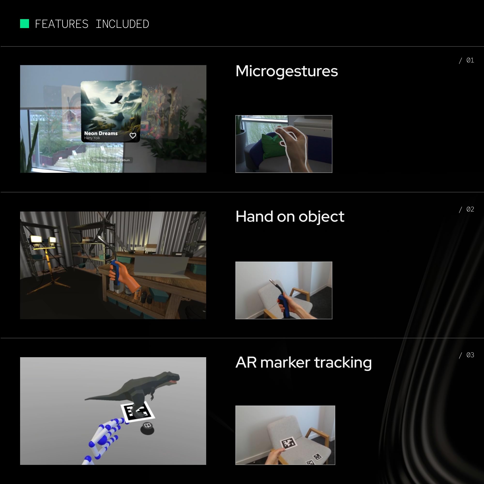 Leap Motion Controller 2 (2nd Gen, 2023) now powered by Ultraleap Hyperion - infrared camera with computer vision capabilities and a hand tracking accessory for PC, Mac & AR/VR Headsets