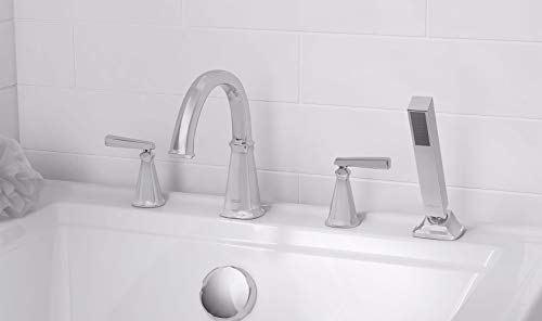American Standard T018901.002 Edgemere 2-Handle Bathtub Faucet with Handheld Shower, Brass, Polished Chrome