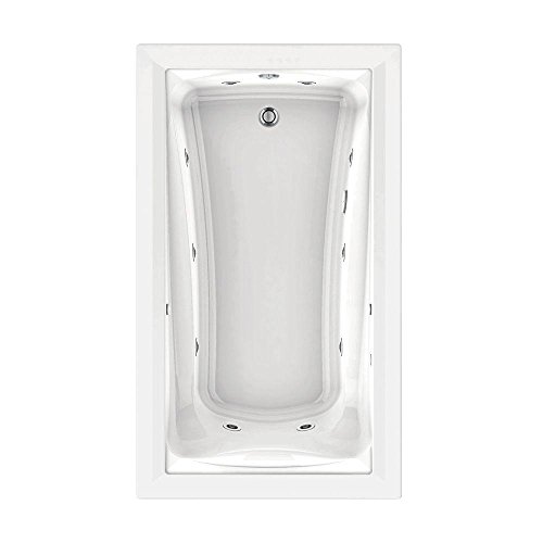 American Standard 3575048WC.020 Green Tea Ecosilent Whirlpool Bath Tub, 6-Feet by 42-Inch, White