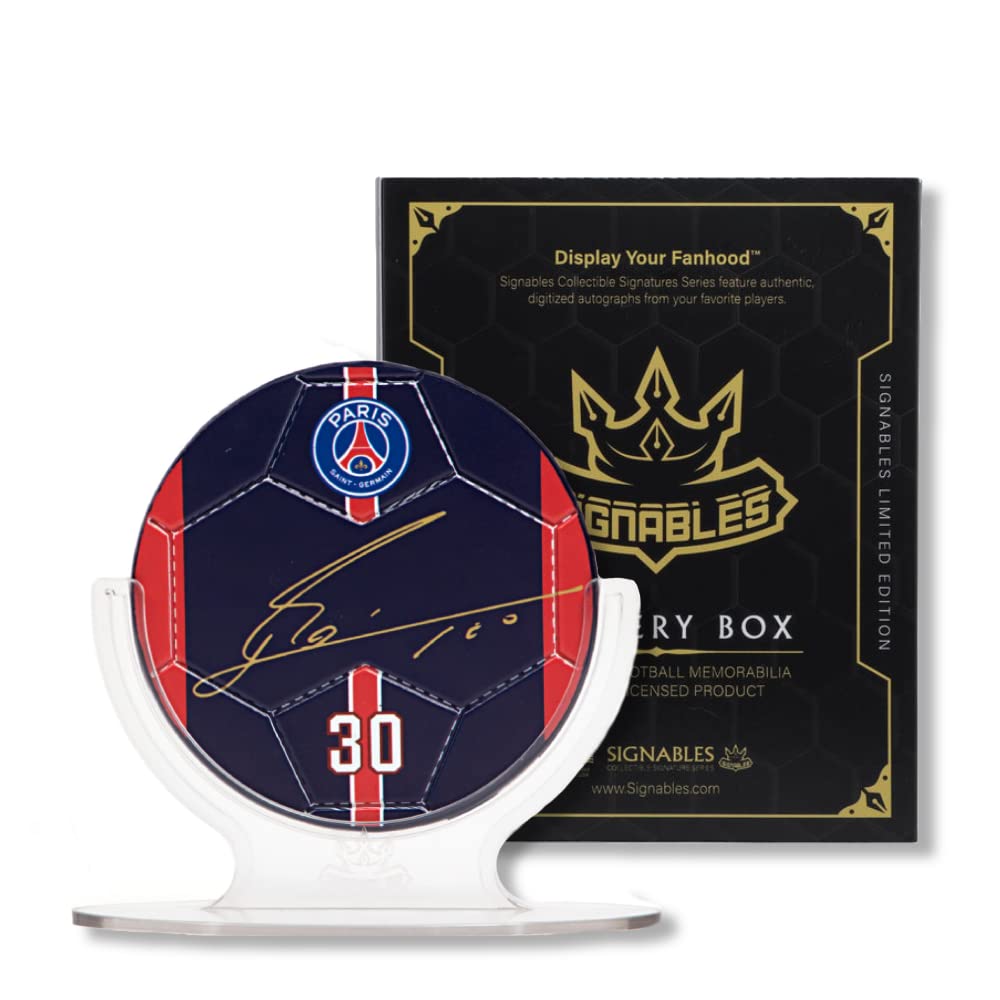 Signables Premium - Paris Saint Germain Mystery Box - Digitally Autographed Sports Memorabilia - Small Signed Sports Collectible Figurines - Unique Football Figures