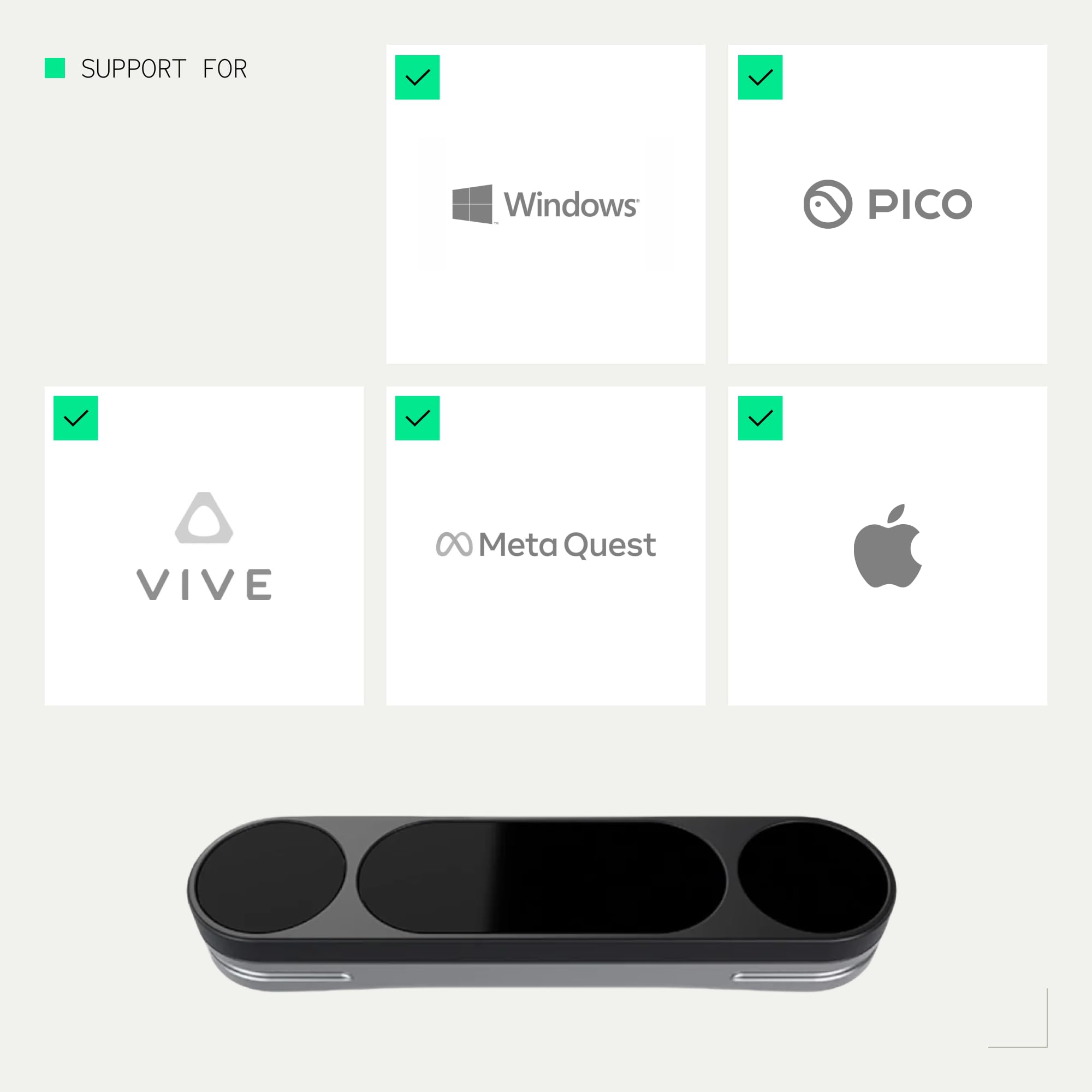 Leap Motion Controller 2 (2nd Gen, 2023) now powered by Ultraleap Hyperion - infrared camera with computer vision capabilities and a hand tracking accessory for PC, Mac & AR/VR Headsets