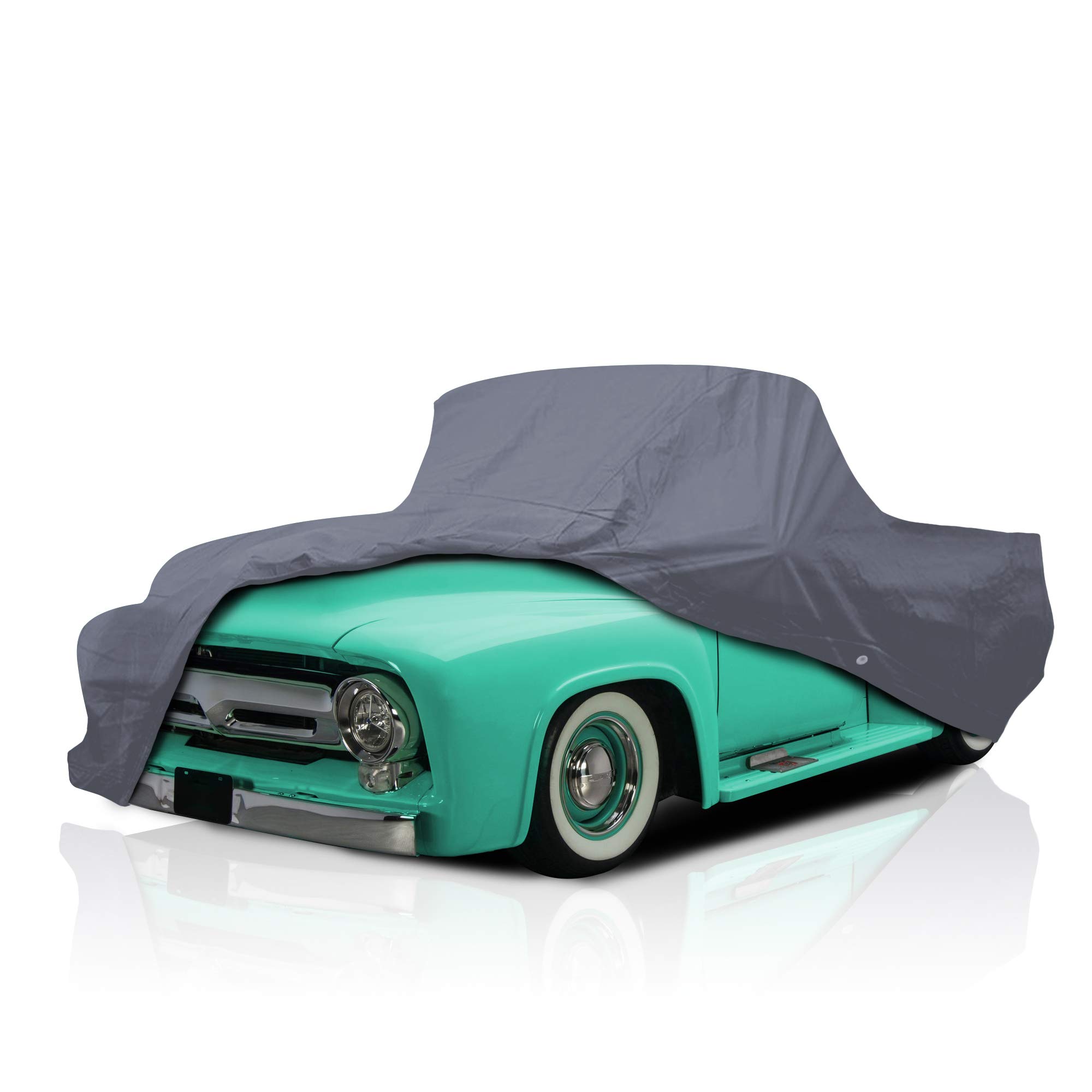 DaShield Ultimum Series Truck Car Cover for Ford F-100 1956 Regular Cab Pickup Short Bed All Weather Protection Semi Custom Fit Dust, Sun, Snow, Rain Protection Indoor Outdoor