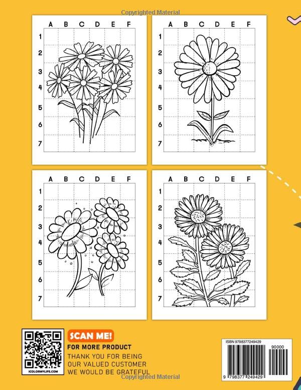 How to Draw Daisy: Lovely Activity Workbook To Learn To Draw Coloring Pages With Chamomile Flowers For Kids And Toddlers | Relaxation And Creativity Gifts For Children