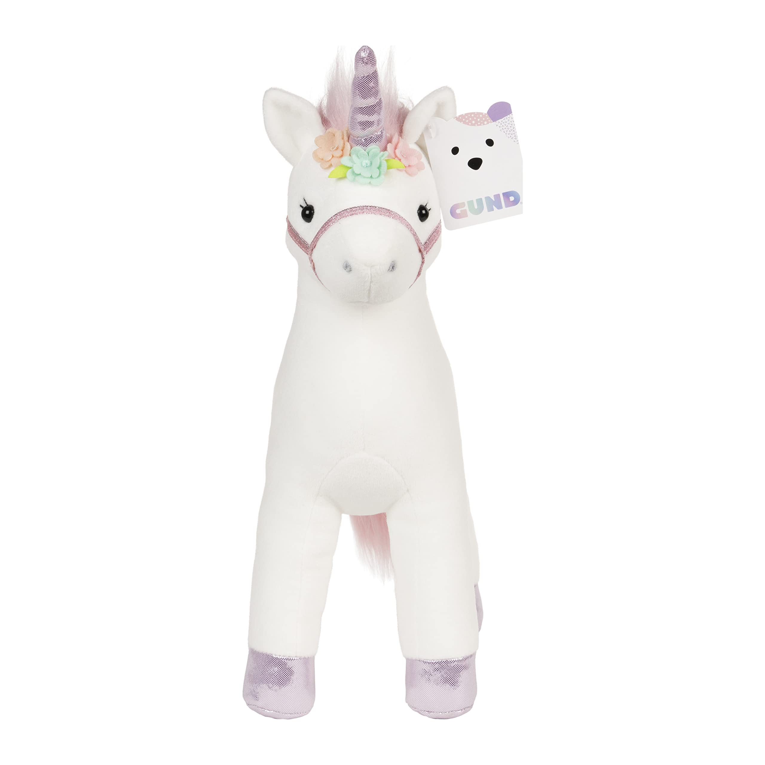 GUND Lily Rose Unicorn Stuffed Animal Plush Toy for Ages 1 and Up, White, 15β