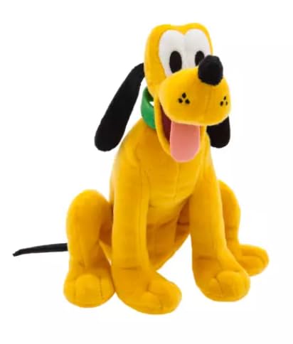 Disney Pluto 8-Inch Mini Bean Bag Plush with Dog Tag for Kids