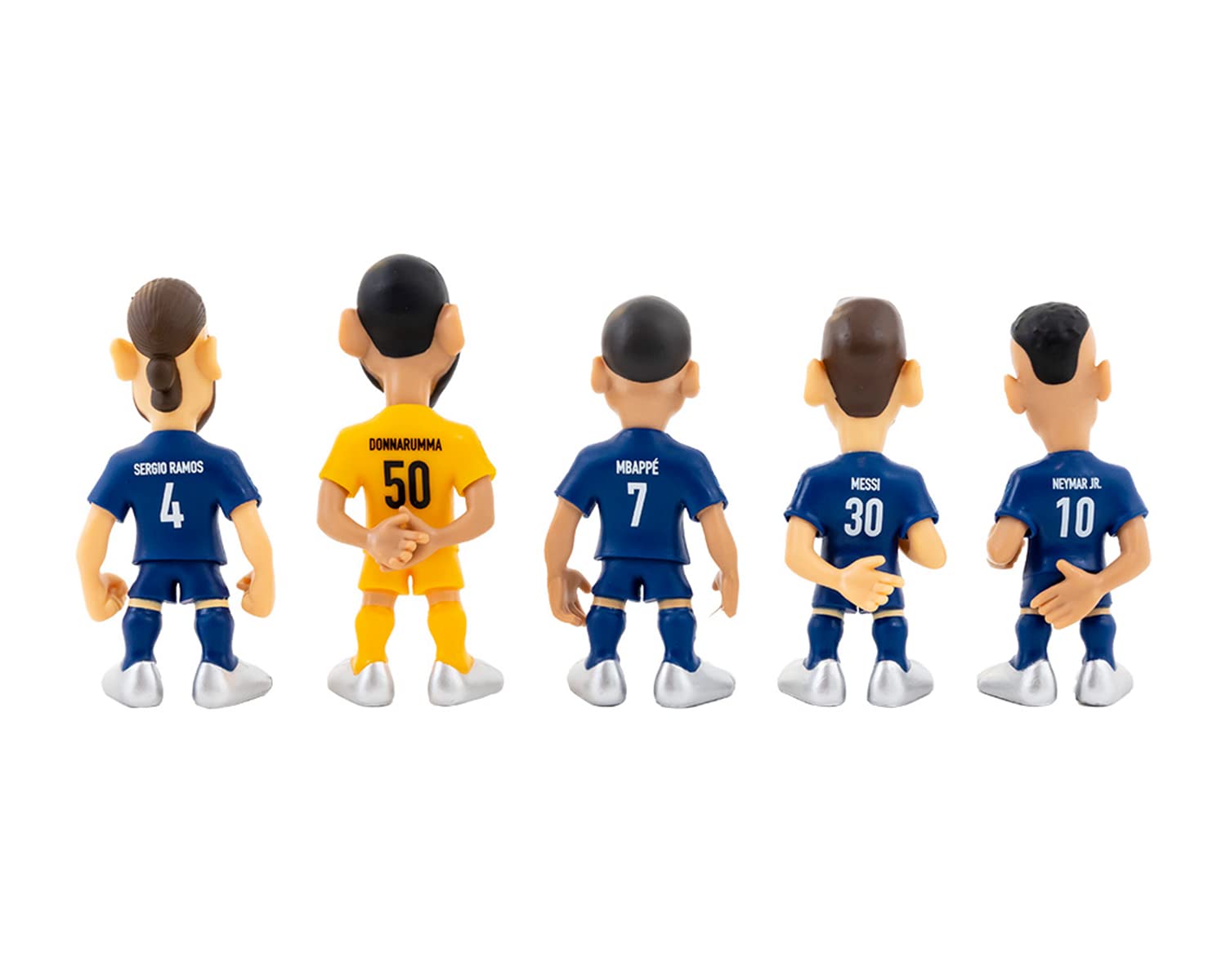 MINIX Figure 7 Cms Pack of 5 (Branches, Neymar, Messi, Mbappé, Donnaruma) from PSG