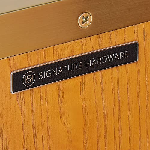 Signature Hardware 953672-30-RUMB-1 DITA 30" Wall Mounted Single Basin Vanity Set with Poplar Cabinet, Granite Vanity Top, and Undermount Sink