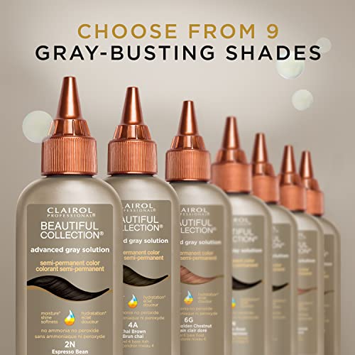 Clairol Professional Beautiful Advanced Gray Solutions 2n Espresso Bean, 3 oz