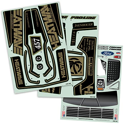 Pro-line Racing Pre-Cut 1967 Ford F-100 Black Body for SC PRO355118 Car/Truck Bodies Wings & Decals