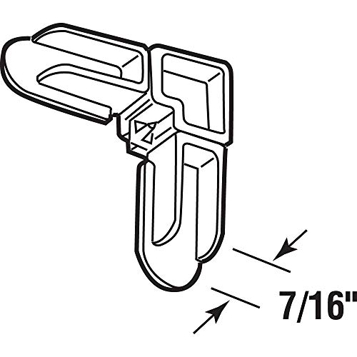 Prime-Line MP14261-50 Screen Frame Corner, 7/16 inch x 3/4 inch, Almond, Pack of 50