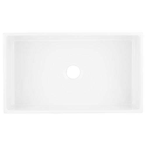 Signature Hardware 433911-27 Torun 27" Farmhouse Single Basin Fireclay Kitchen Sink