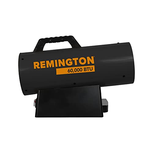 Remington 60,000 BTU Battery Operated LP Forced Air Heater - Variable Output - Battery Not Included