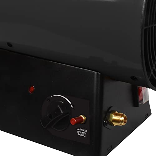Remington 60,000 BTU Battery Operated LP Forced Air Heater - Variable Output - Battery Not Included