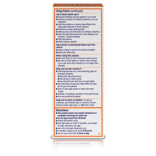 Children's Motrin Oral Suspension, Ibuprofen,Pain Relief, 4 Oz