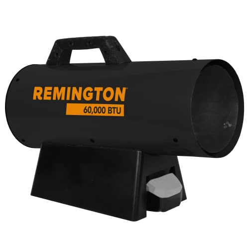 Remington 60,000 BTU Battery Operated LP Forced Air Heater - Variable Output - Battery Not Included