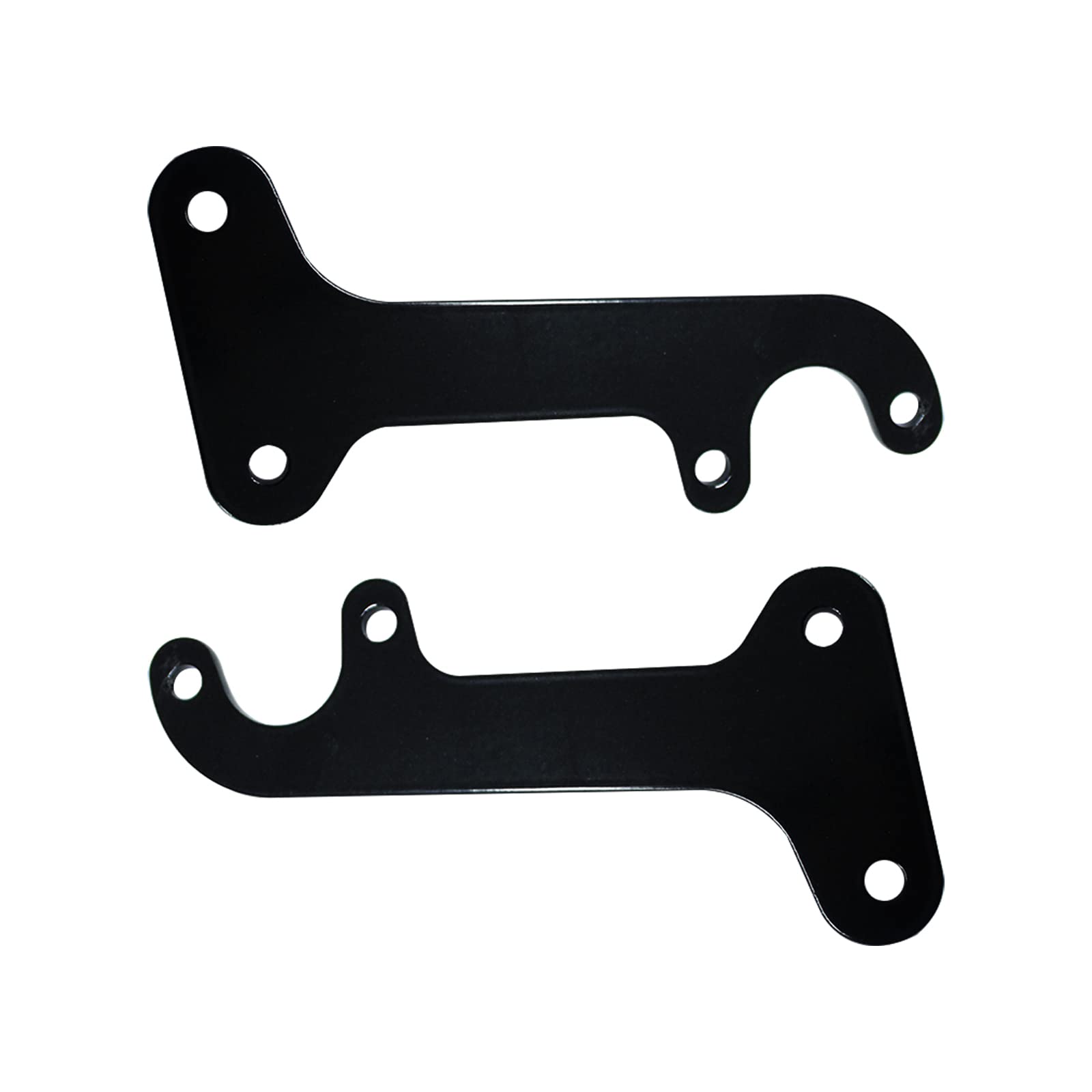 2 x Tail Light Brackets for 1953 1954 1955 1956 Ford F100 Pickup Truck,Model A Lights,Street Rods,Hot Rods,CustomFits Both Passenger and Driver Side (Black Finish) - Tail Light Bracket