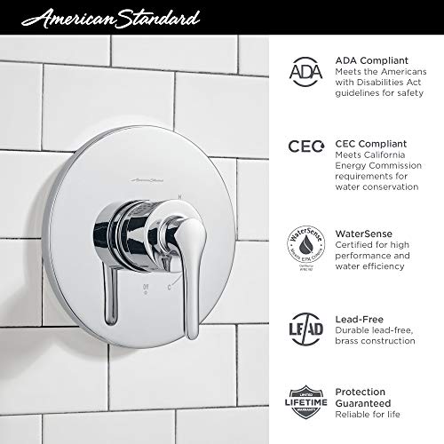 American Standard TU105500.243 Studio S Valve Only Trim Kit with Cartridge, Universal, Matte Black