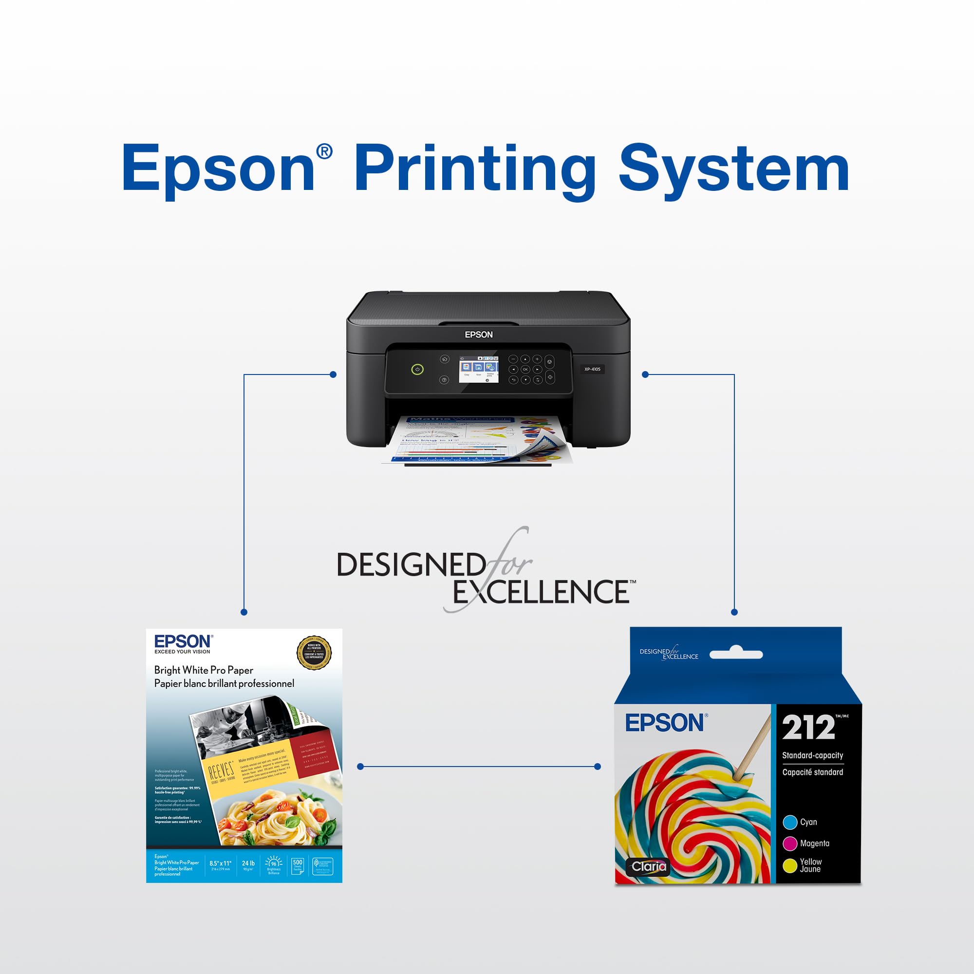 EPSON T212 Claria -Ink Standard Capacity Magenta -Cartridge (T212320-S) for Select Epson Expression and Workforce Printers