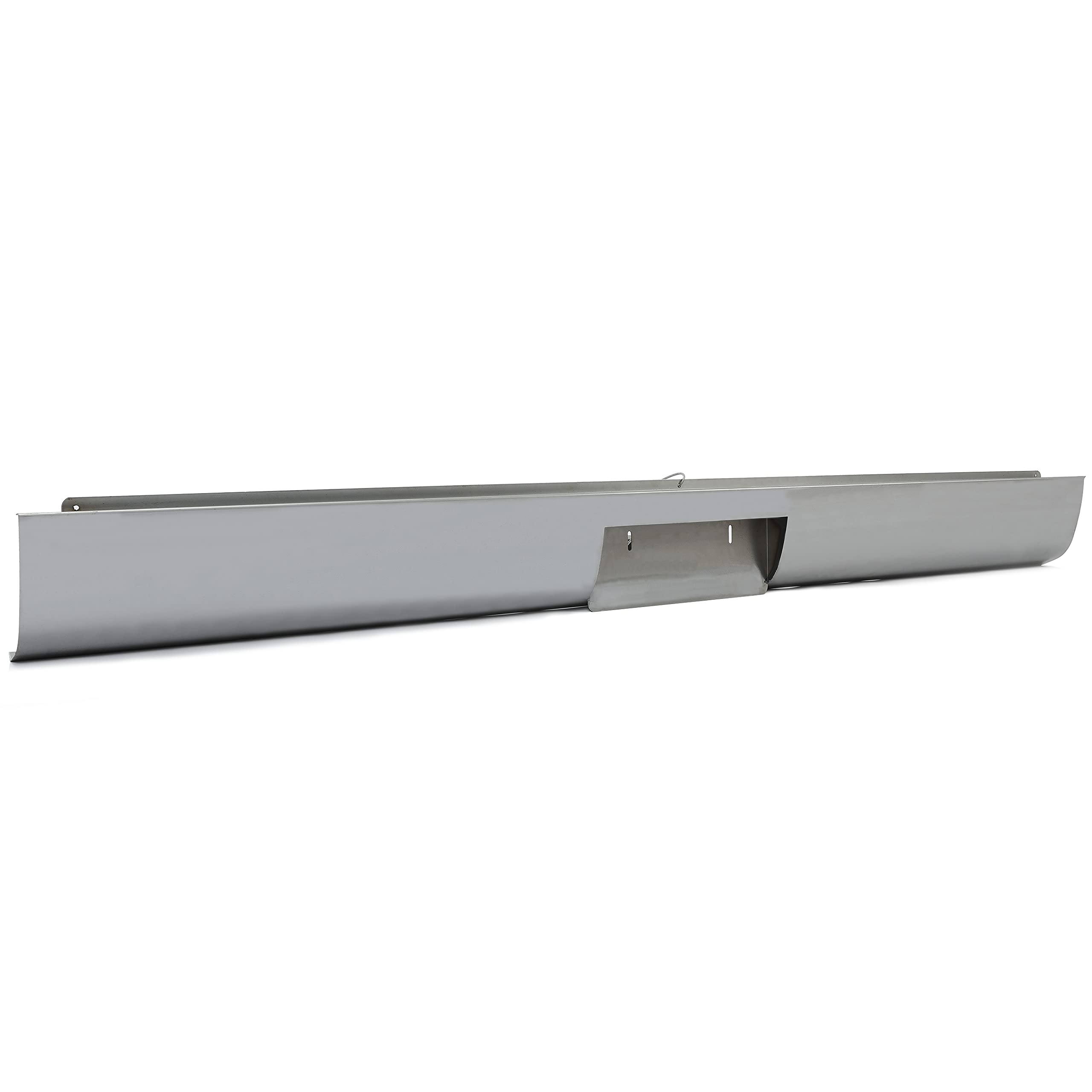 KUAFU Rear Bumper Roll Pan Compatible with 1967-1972 Ford F100 Fleetside Steel Rollpan w/License Plate Hole & LED Light