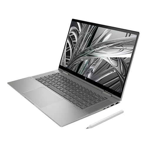 HP 13th Generation Envy 2-in-1 Business Laptop, 15.6” Touchscreen Display, Intel Core i7-1355U Processor, 16GB RAM, 2TB SSD, Wi-Fi 6, Backlit KB, SD Card Reader, Windows 11 Pro, Stylus Pen