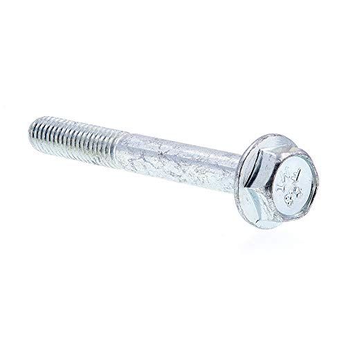 Prime-Line 9089430 Flange Bolts, Class 8.8 Metric, M6-1.0 X 50MM, Zinc Plated Steel, (10-pack)