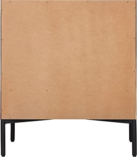 Signature Hardware 953141-30-RUMB-0 Devora 30" Free Standing Single Vanity Set with Wood Cabinet, Vanity Top, and Rectangular Undermount Vitreous China Sink