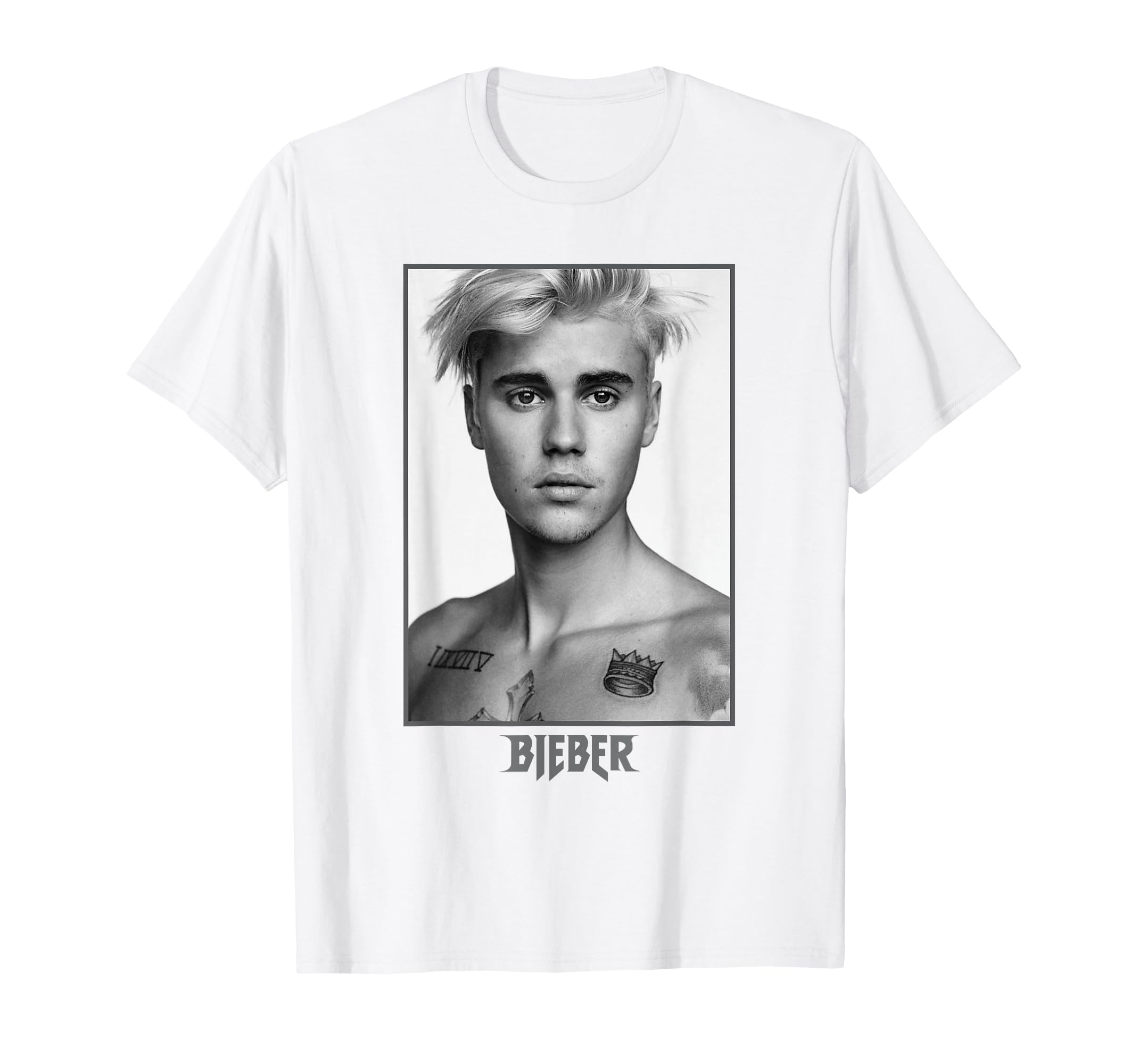 Justin Bieber Official Purpose Tour B&W Sorry Back T-Shirt