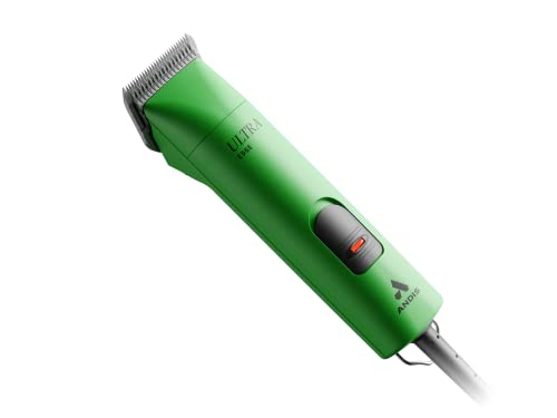 Andis 24715 UltraEdge Super 2-Speed Detachable Blade Clipper, Professional Animal/Dog Grooming, Spring Green, AGC2