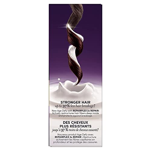 Clairol Age Defy Permanent Hair Dye, 6 Light Brown Hair Color, Pack of 1