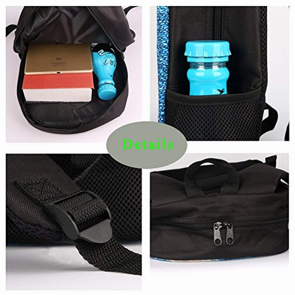 Amzbeauty Custom Design Backpack 17.3 Inch Bookbag School Rucksack for Elementary or Middle School Boys and Girls