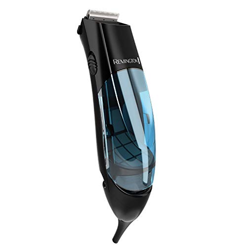 Remington HKVAC2000A Vacuum Haircut Kit, Beard Trimmer, Hair Clippers for Men (18 pieces)