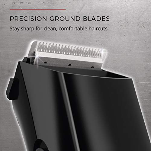 Remington HKVAC2000A Vacuum Haircut Kit, Beard Trimmer, Hair Clippers for Men (18 pieces)