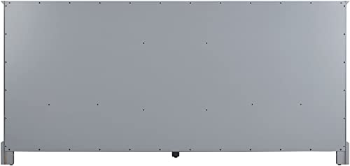 Signature Hardware 953527-72-UM-0 Quen 72" Free Standing Double Vanity Set with Wood Cabinet, Vanity Top and Oval Undermount Vitreous China Sink