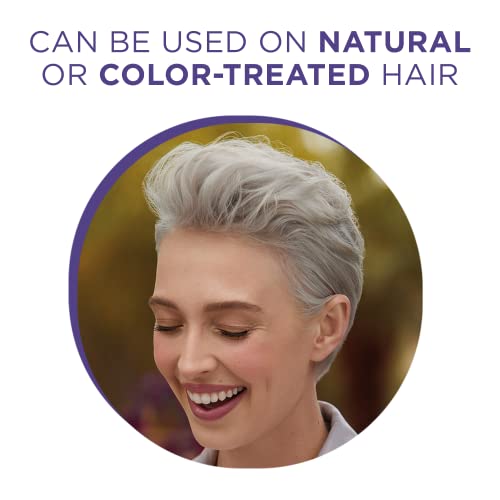 Clairol Professional Shimmer Lights Purple Shampoo, 16 fl. Oz | Neutralizes Brass & Yellow Tones | For Blonde, Silver, Gray & Highlighted Hair