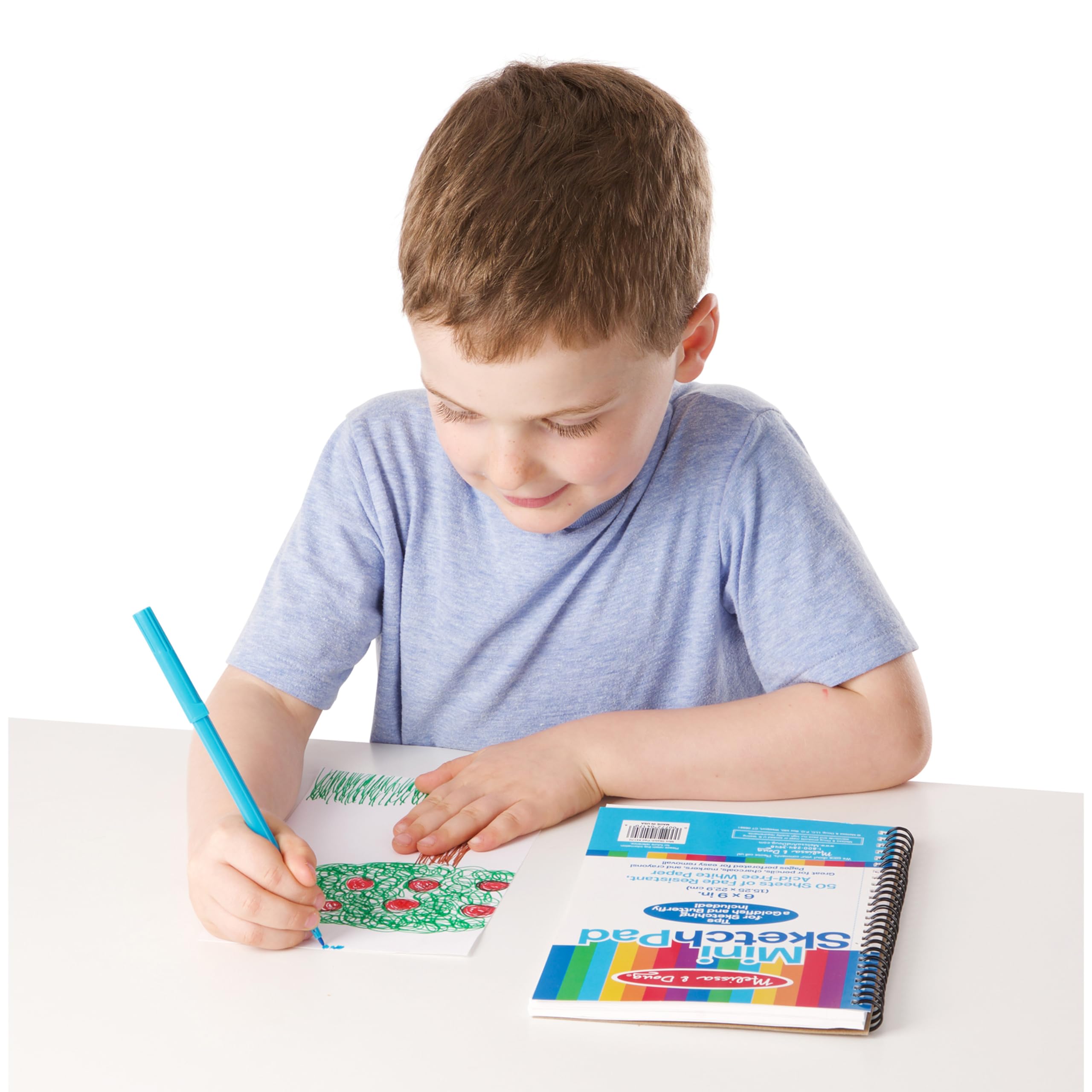 Melissa & Doug Mini-Sketch Spiral-Bound Pad (6 x 9 inches) - 4-Pack