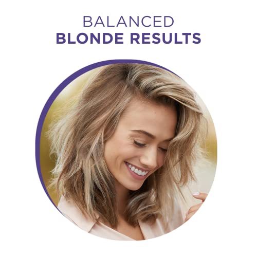 Clairol Professional Shimmer Lights Purple Shampoo, 16 fl. Oz | Neutralizes Brass & Yellow Tones | For Blonde, Silver, Gray & Highlighted Hair