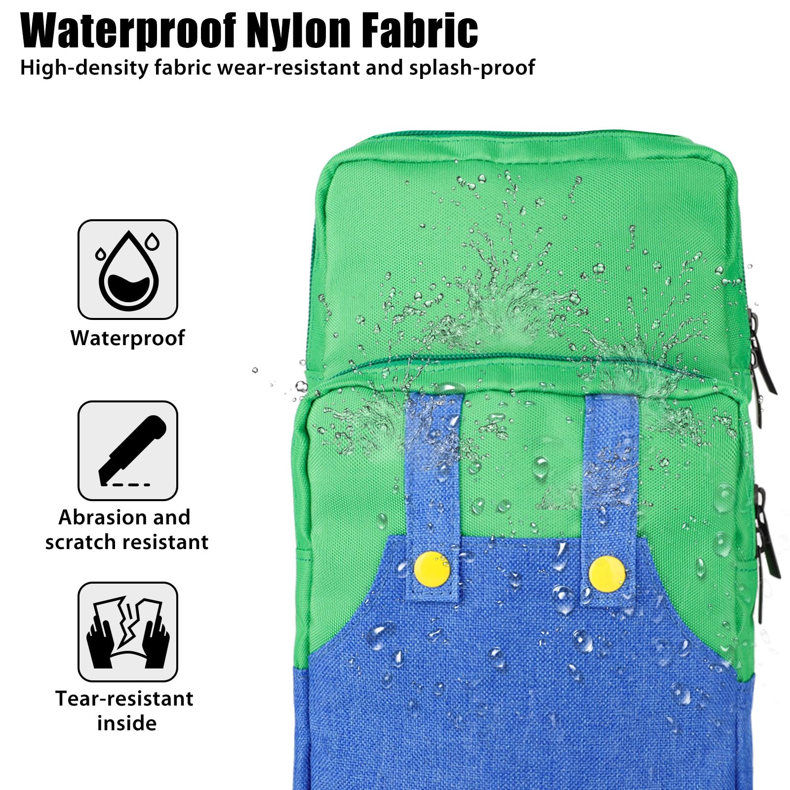Cute Travel Bag for Nintendo Switch/Lite/OLED/Steam Deck, Small Sling Portable Waterproof Backpack Carrying Crossbody Shoulder Chest Gaming Bag Case for NS SD Console Dock Joy-Cons Accessories Storage