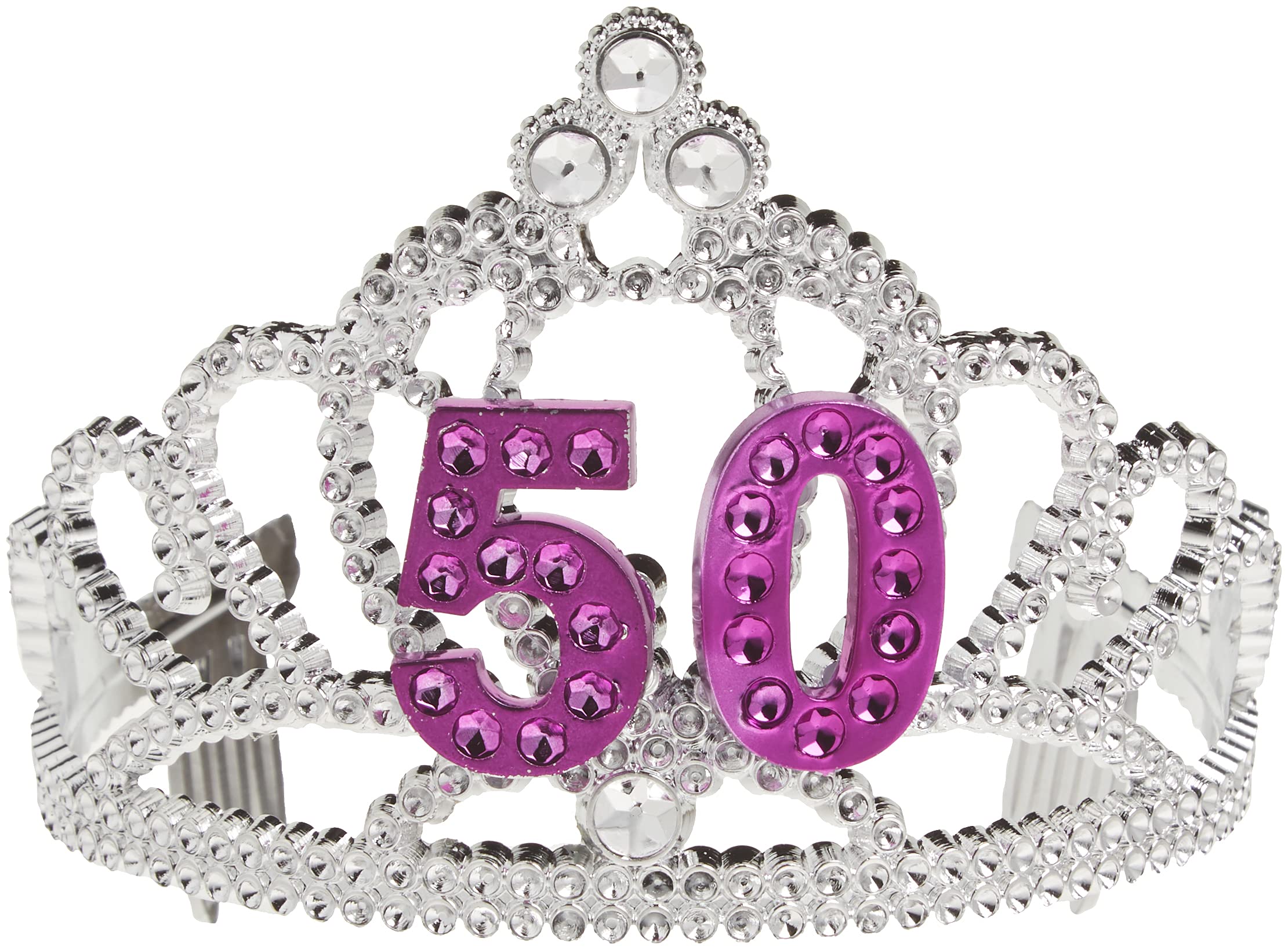 Forum by Rubies Popular Price Birthday Tiara for Themed Parties and Halloween, 50th Birthday
