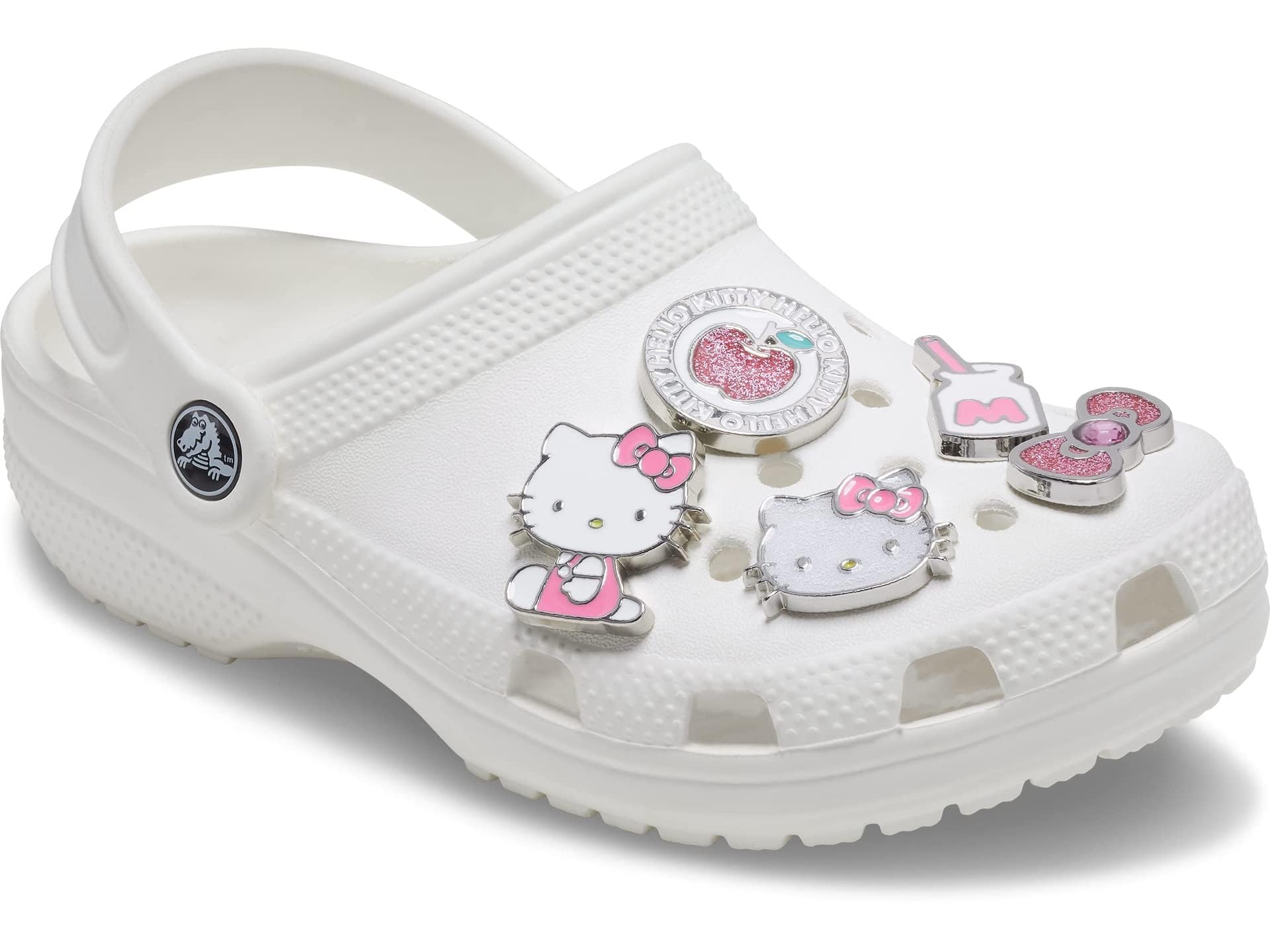 Crocs Jibbitz 5-Pack Hello Kitty and Friends Sparkly Shoe Charms, Jibbitz Shoe Charms, Sanrio Crocs Charms