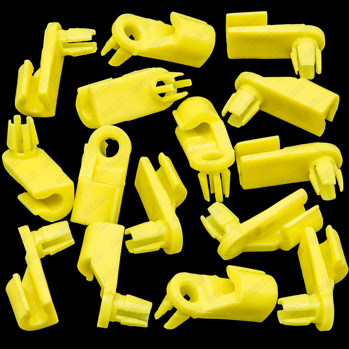 Rexka 15pcs 5/32 Door Lock Rod Clip E6AZ-5421952-A for Ford Expedition Explorer M ustang F-150 F-250 Mercury Mountaineer E-150 E-250 E-350 E6AZ5421952A