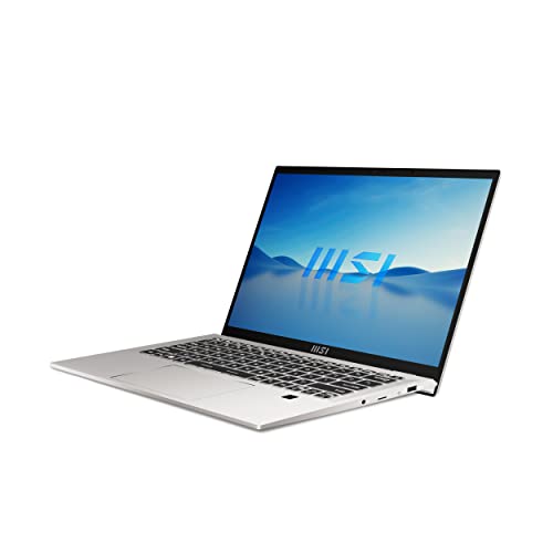 MSI Prestige 14 H Laptop: Intel Core i9-13900H, GeForce RTX 2050, 14" FHD+ Display, 32GB DDR5, 1TB NVMe SSD, WiFi 6E, Thunderbolt 4, Win 11 Home: Urban Silver B13UCX-601US